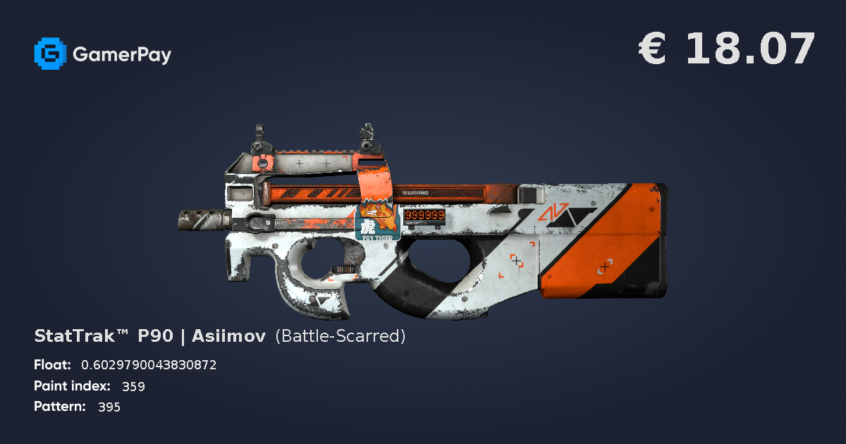 StatTrak™ P90 | Asiimov on GamerPay