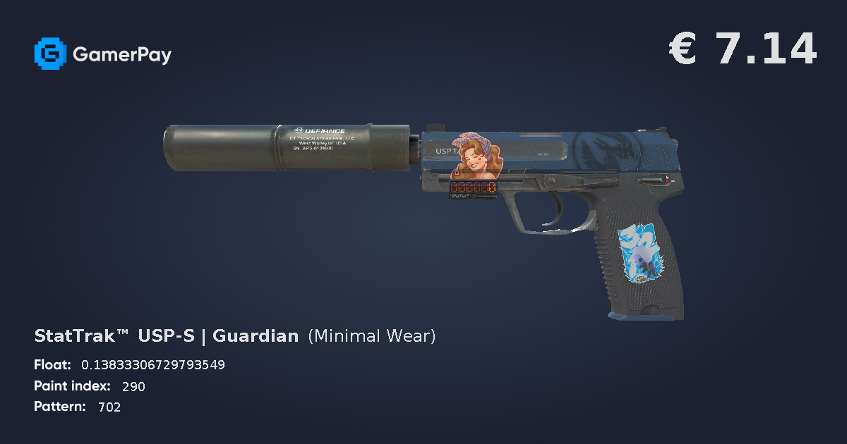 StatTrak™ USP-S | Guardian on GamerPay