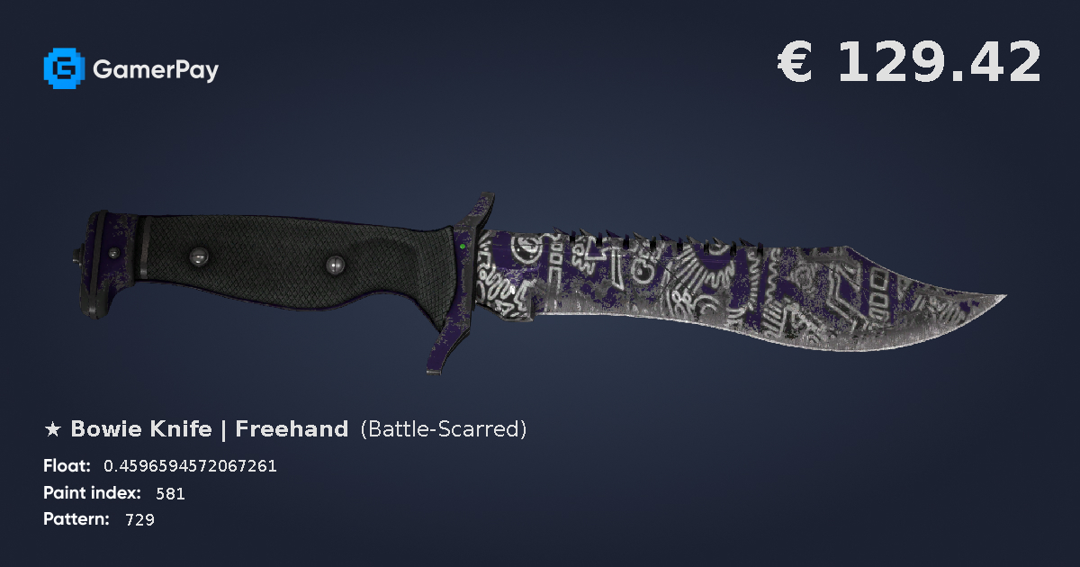 Bowie Knife | Freehand on GamerPay