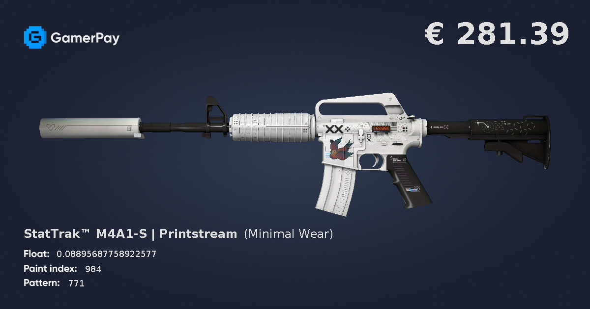StatTrak™ M4A1-S | Printstream on GamerPay