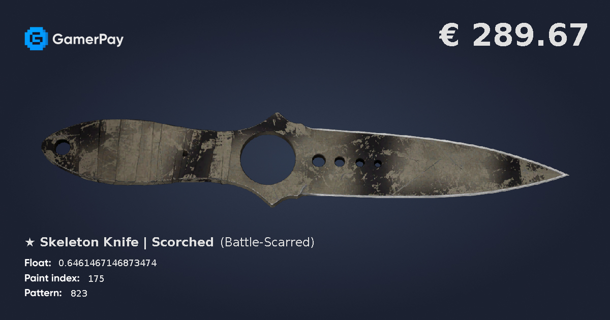 Skeleton Knife | Scorched on GamerPay