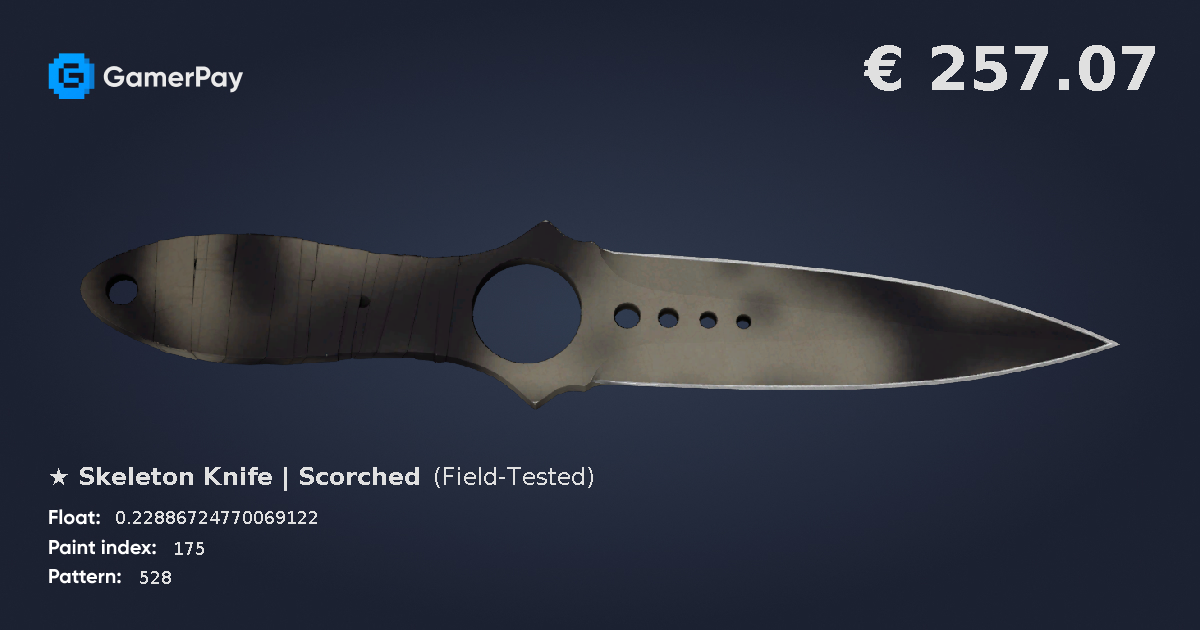 Skeleton Knife | Scorched on GamerPay