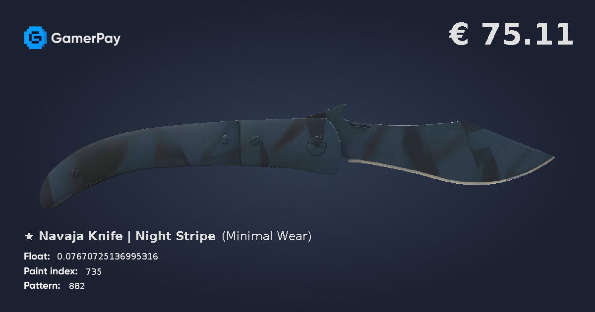 Navaja Knife | Night Stripe on GamerPay