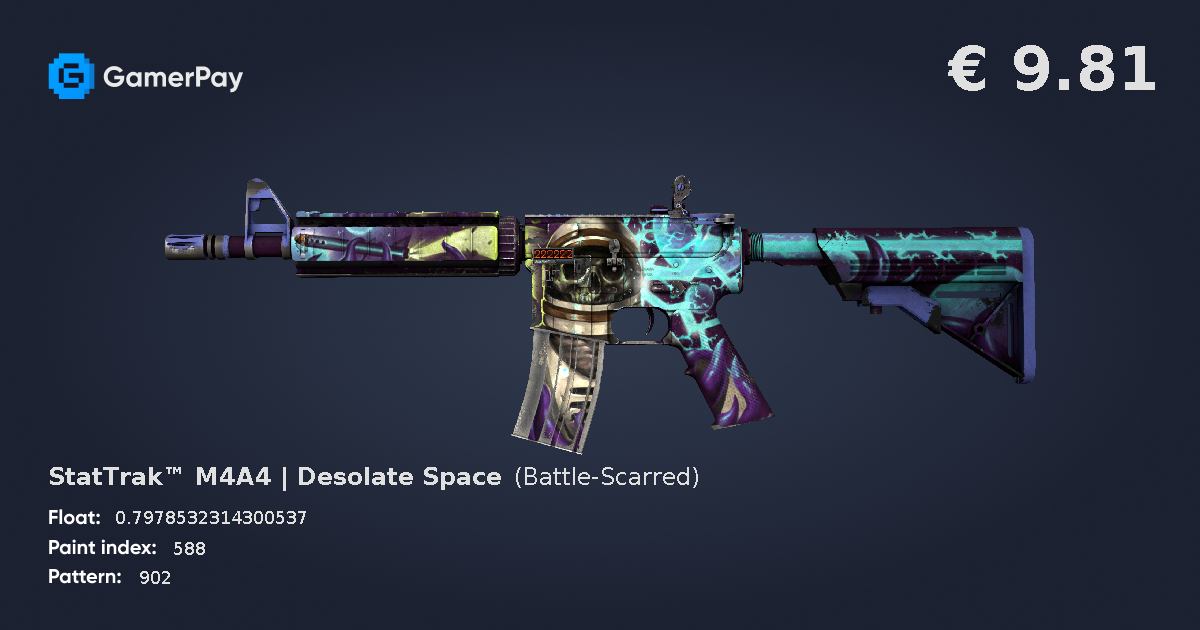 StatTrak™ M4A4 | Desolate Space on GamerPay