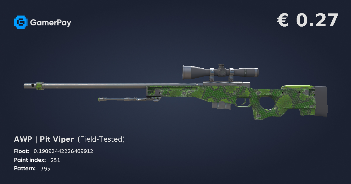 AWP | Pit Viper on GamerPay