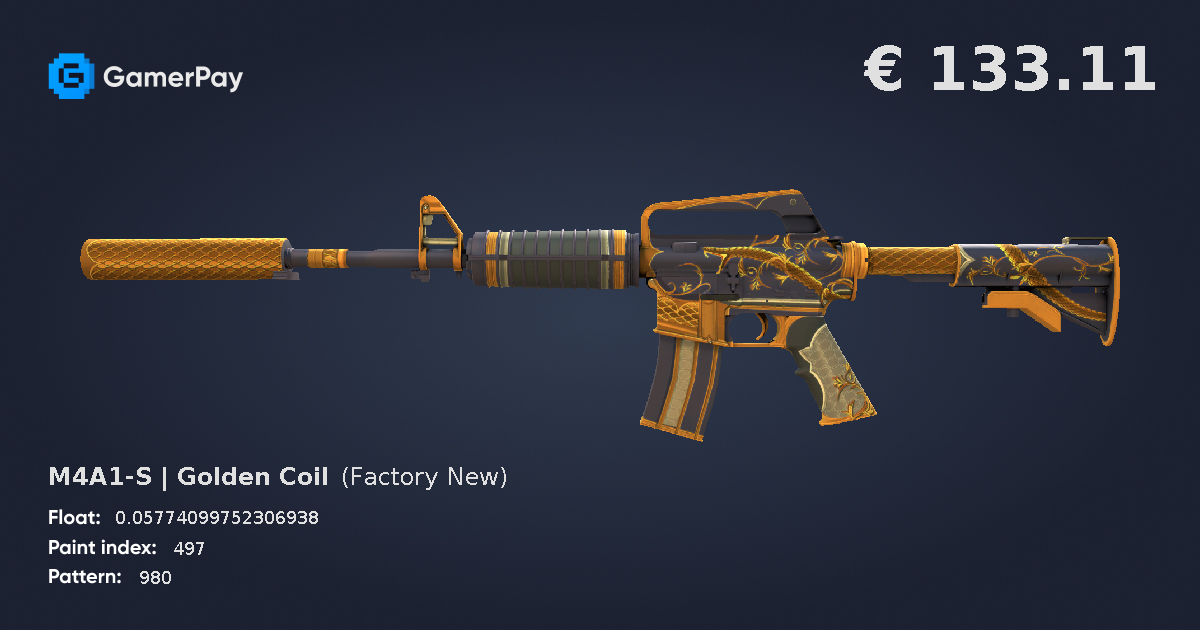 M4A1-S | Golden Coil on GamerPay
