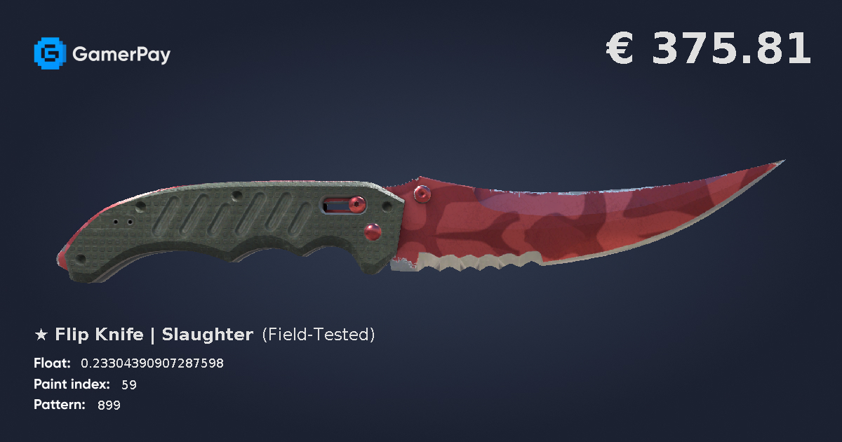 Flip Knife | Slaughter on GamerPay