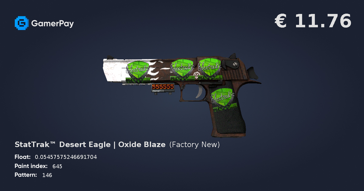 StatTrak™ Desert Eagle | Oxide Blaze on GamerPay