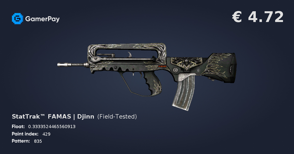 StatTrak™ FAMAS | Djinn on GamerPay