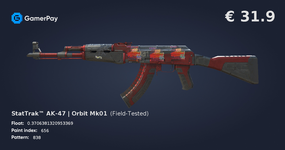 StatTrak™ AK-47 | Orbit Mk01 on GamerPay