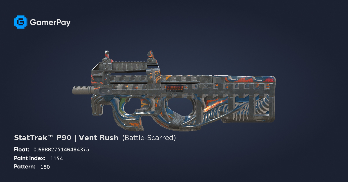 StatTrak™ P90 | Vent Rush on GamerPay