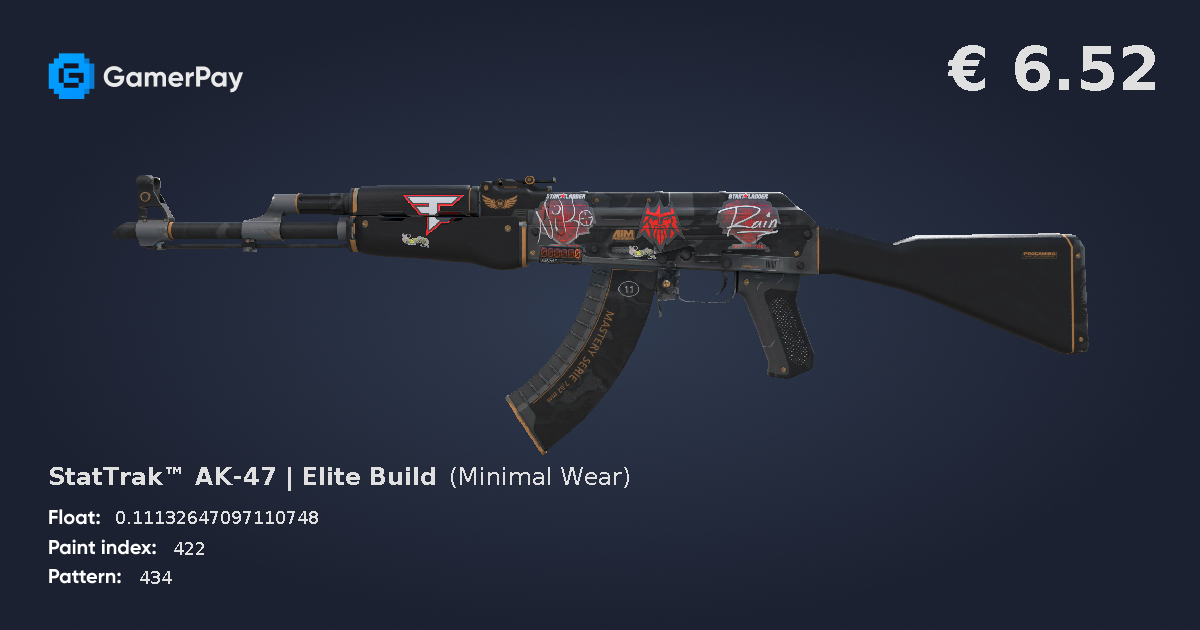 StatTrak™ AK-47 | Elite Build on GamerPay