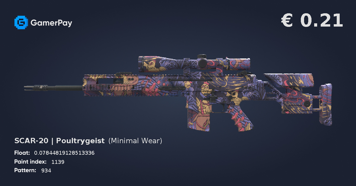 SCAR-20 | Poultrygeist on GamerPay