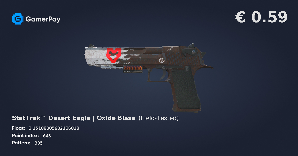 StatTrak™ Desert Eagle | Oxide Blaze on GamerPay