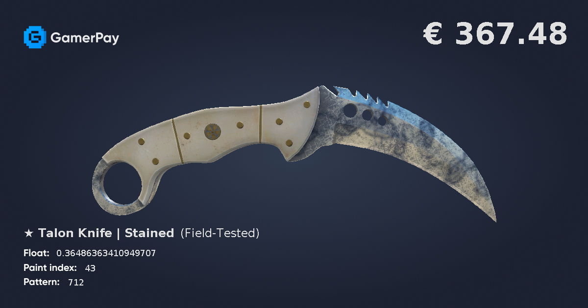 Talon Knife | Stained on GamerPay