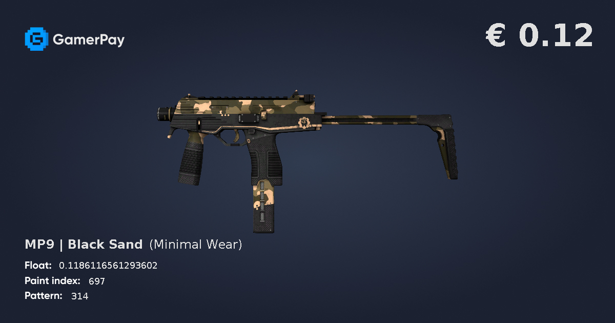 MP9 | Black Sand on GamerPay