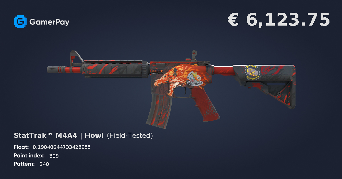StatTrak™ M4A4 | Howl on GamerPay