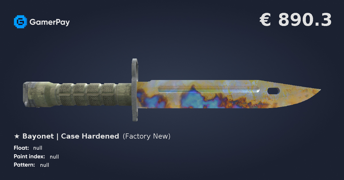 Bayonet | Case Hardened on GamerPay