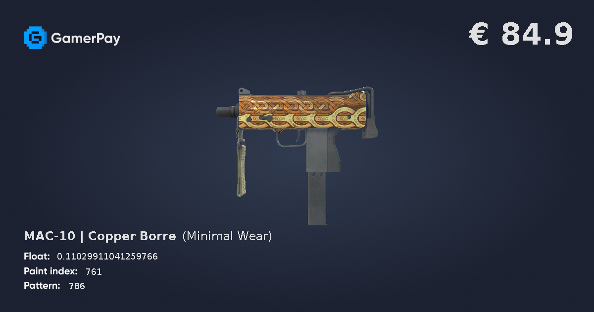 MAC-10 | Copper Borre on GamerPay