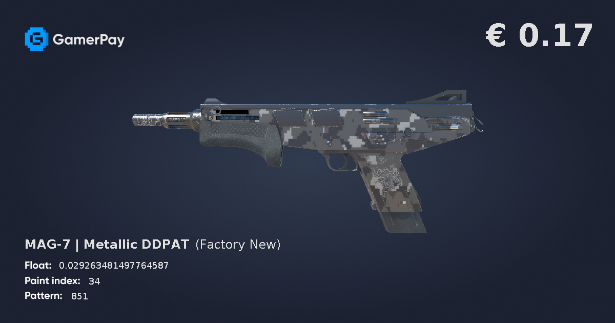 MAG-7 | Metallic DDPAT on GamerPay