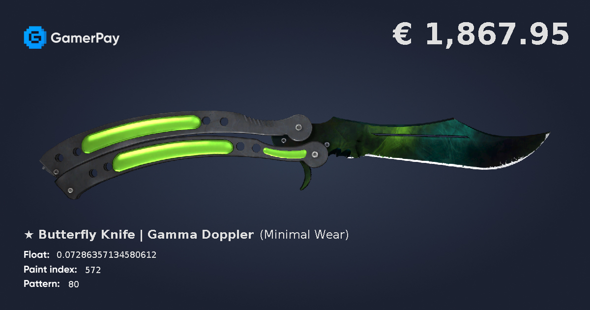 Butterfly Knife | Gamma Doppler Phase 4 on GamerPay