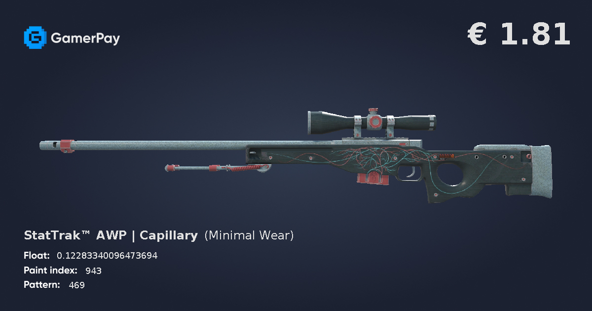 StatTrak™ AWP | Capillary on GamerPay