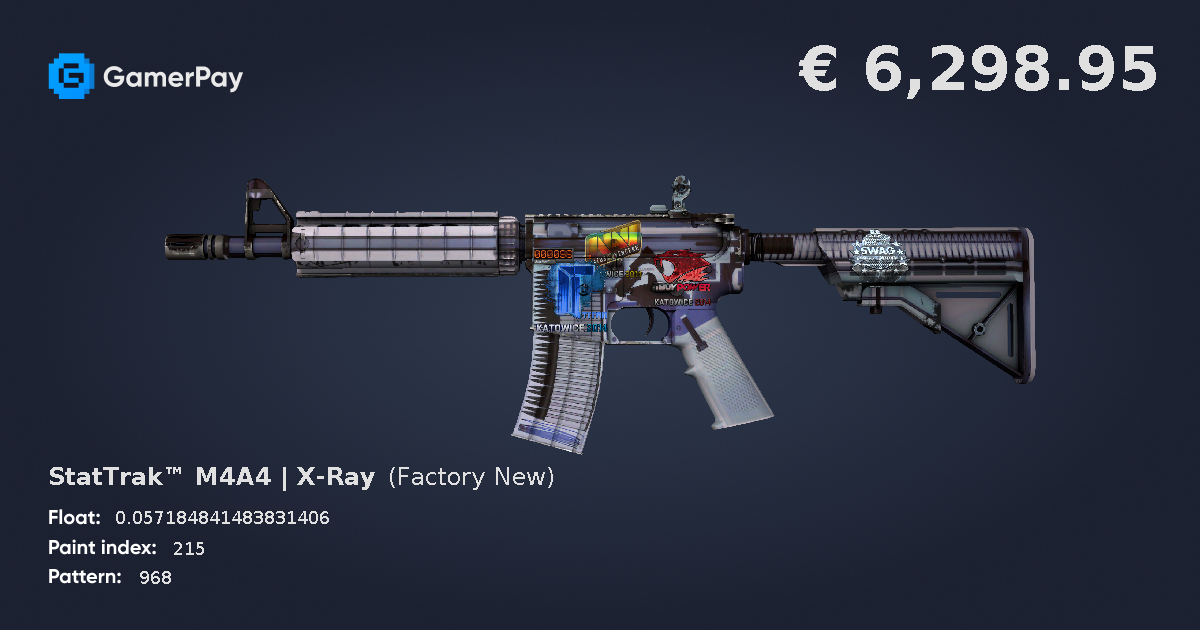 StatTrak™ M4A4 | X-Ray on GamerPay