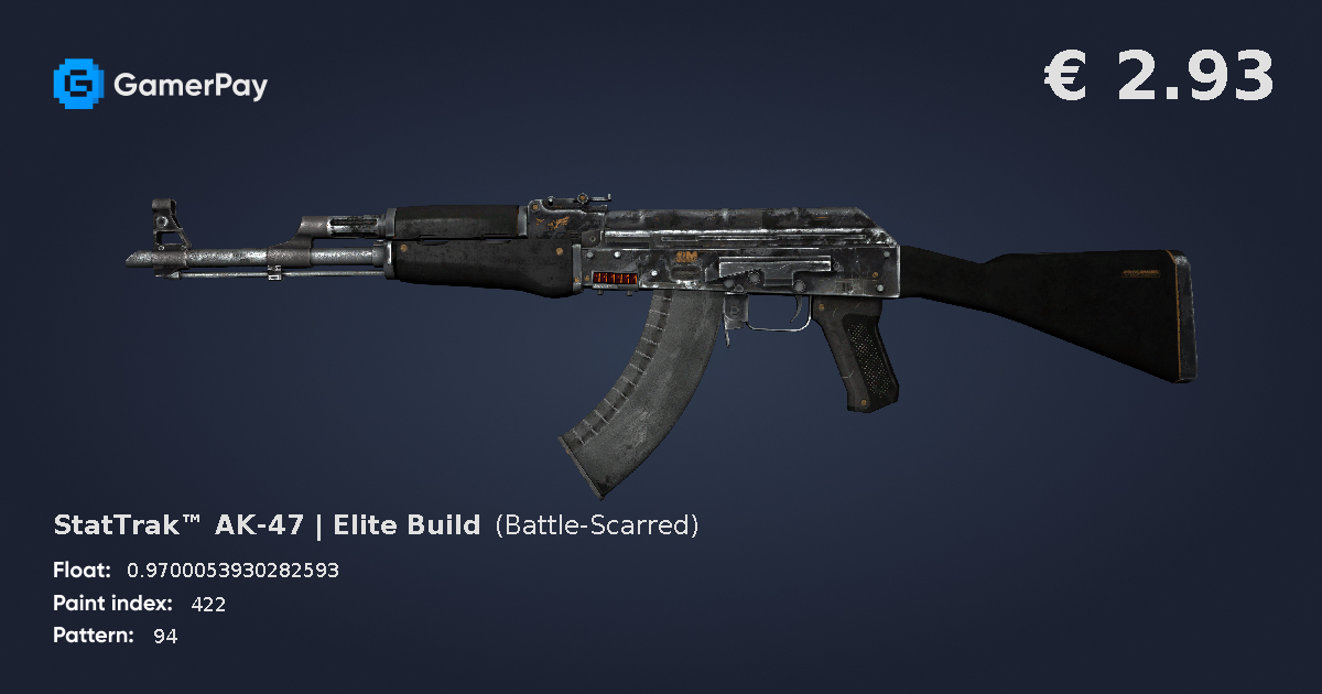 StatTrak™ AK-47 | Elite Build on GamerPay
