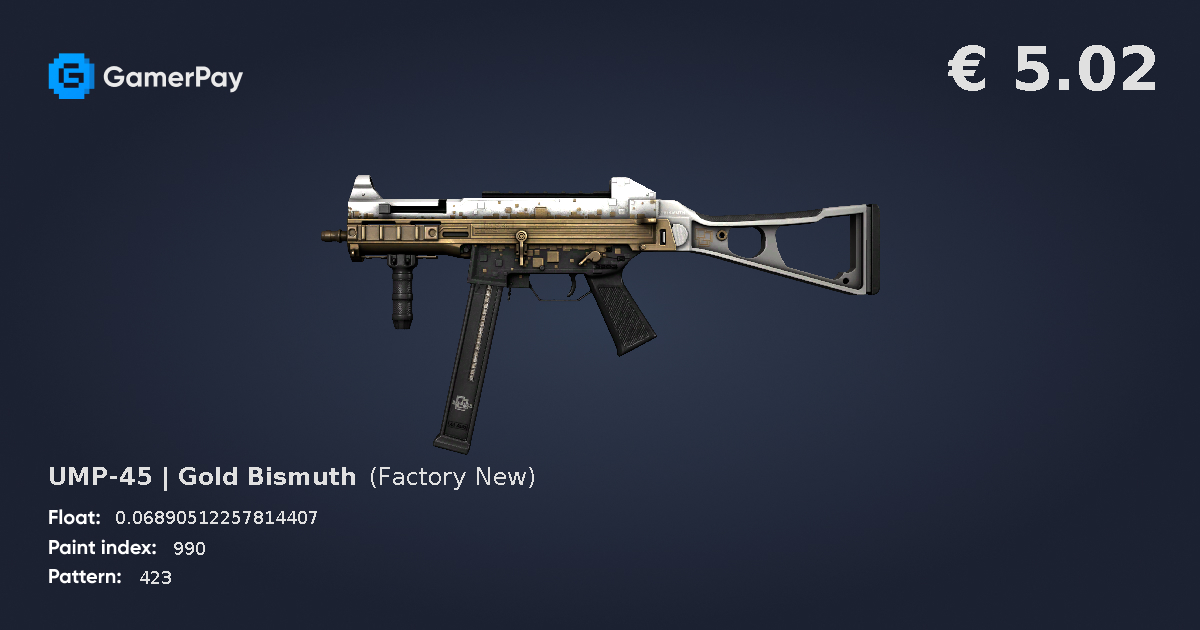 UMP-45 | Gold Bismuth on GamerPay