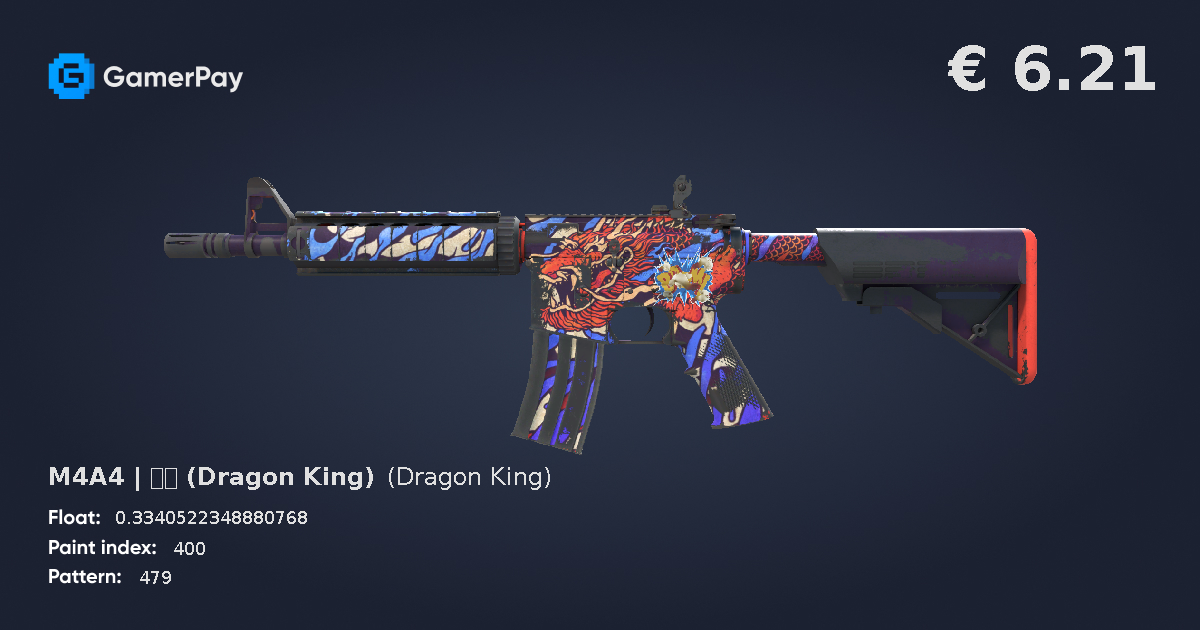 M4A4 | 龍王 (Dragon King) on GamerPay