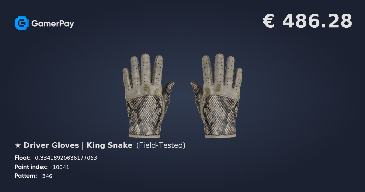 Driver Gloves | King Snake on GamerPay