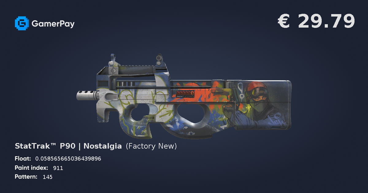 StatTrak™ P90 | Nostalgia on GamerPay
