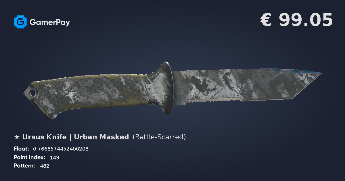 Ursus Knife | Urban Masked on GamerPay