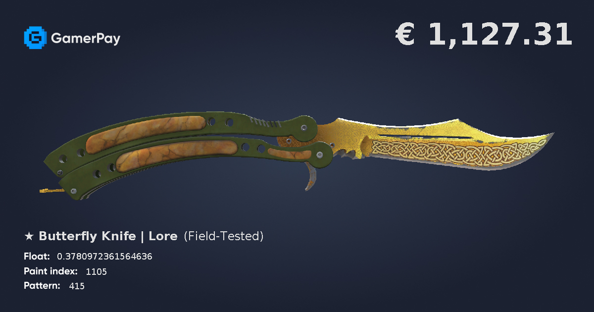 Butterfly Knife | Lore on GamerPay