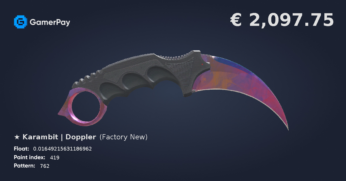 Karambit | Doppler Phase 2 on GamerPay