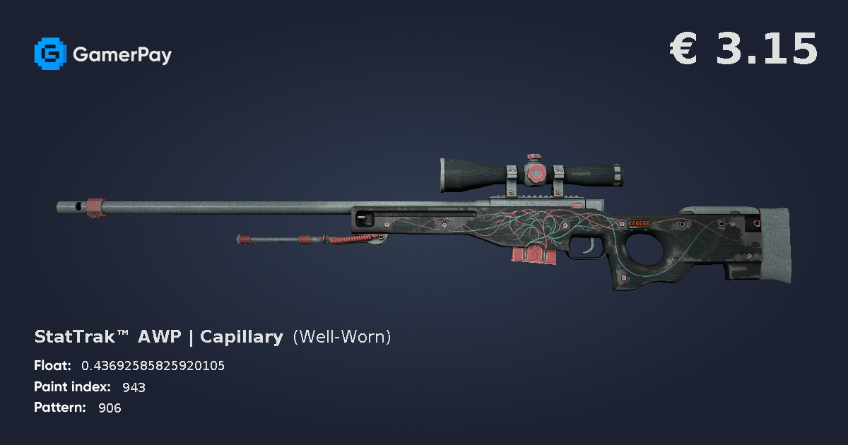 StatTrak™ AWP | Capillary on GamerPay