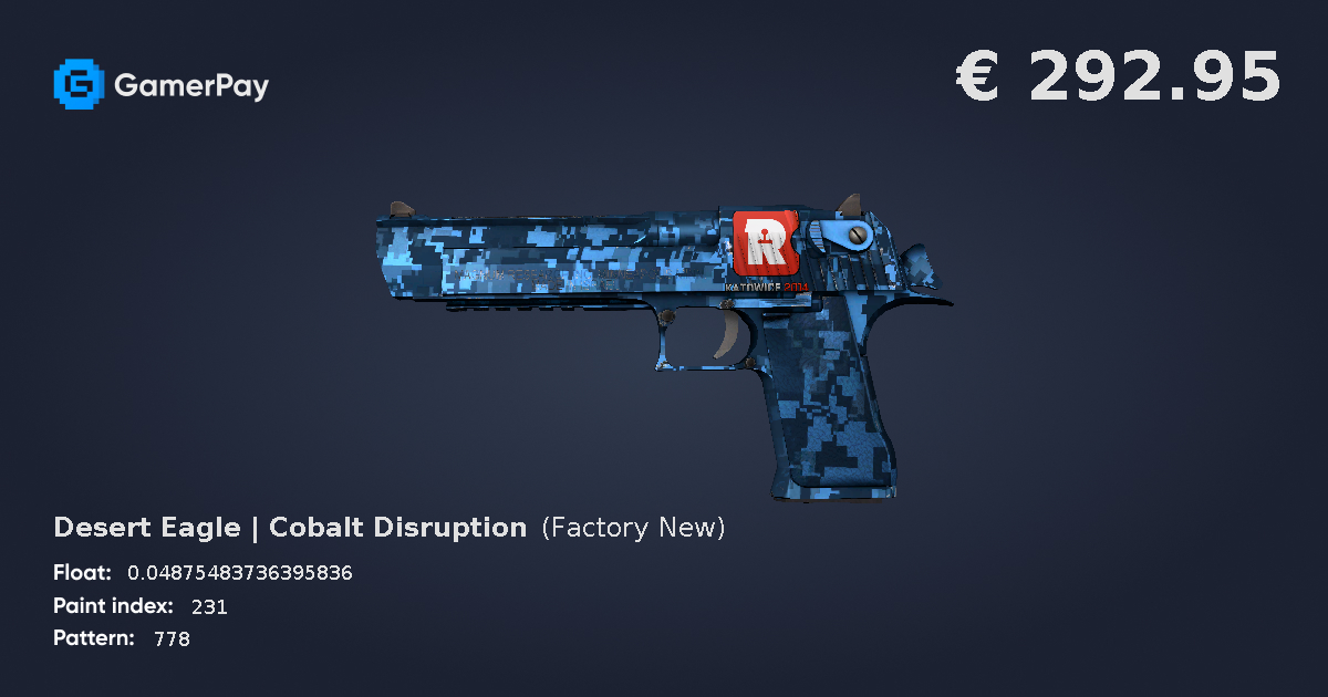 Desert Eagle | Cobalt Disruption on GamerPay