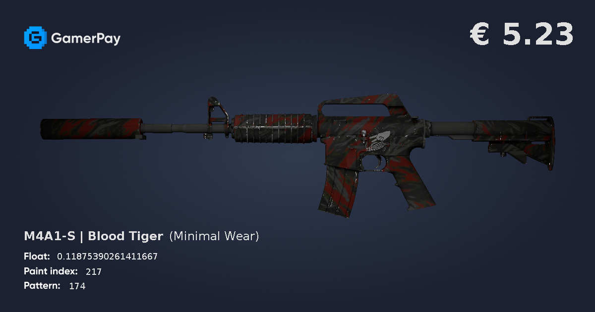 M4A1-S | Blood Tiger on GamerPay