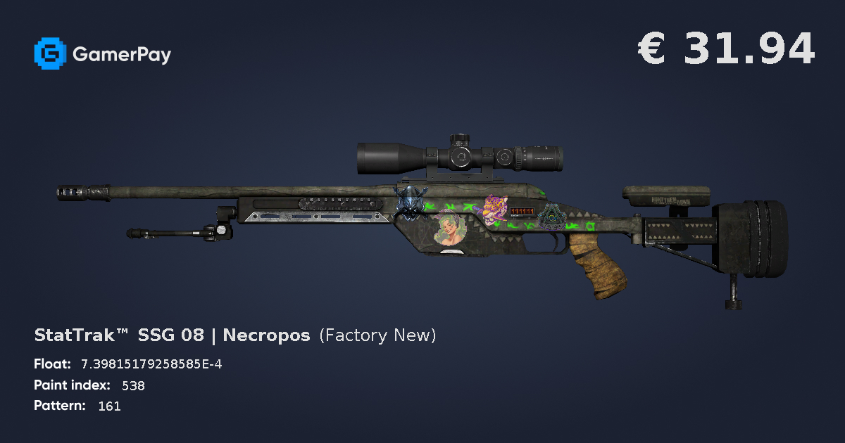 StatTrak™ SSG 08 | Necropos on GamerPay