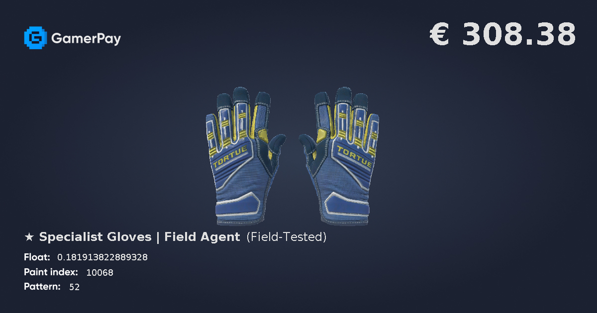 Specialist Gloves | Field Agent on GamerPay