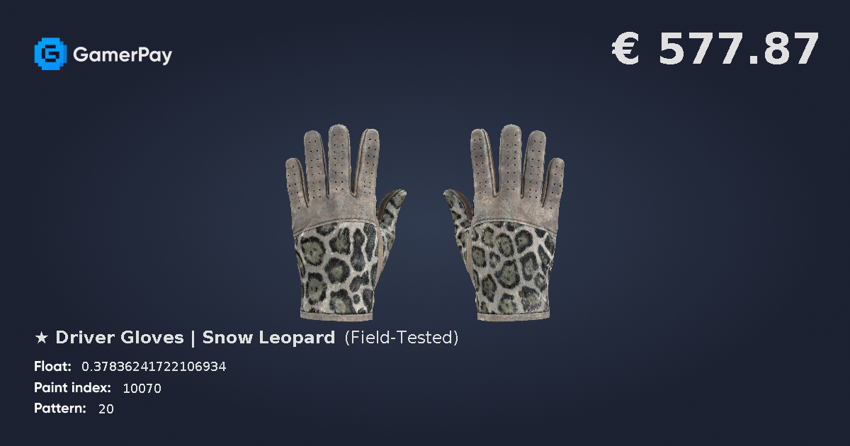 Driver Gloves | Snow Leopard on GamerPay