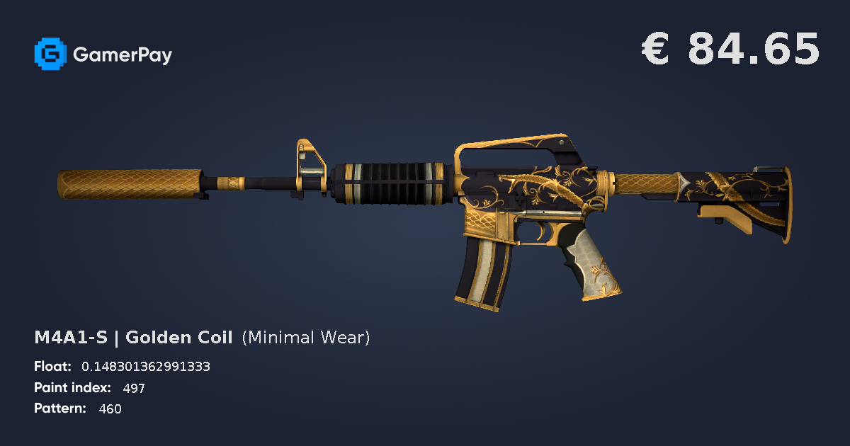 M4A1-S | Golden Coil on GamerPay