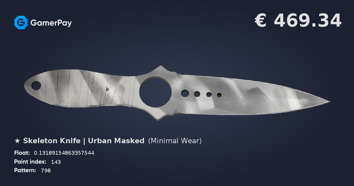 Skeleton Knife | Urban Masked on GamerPay