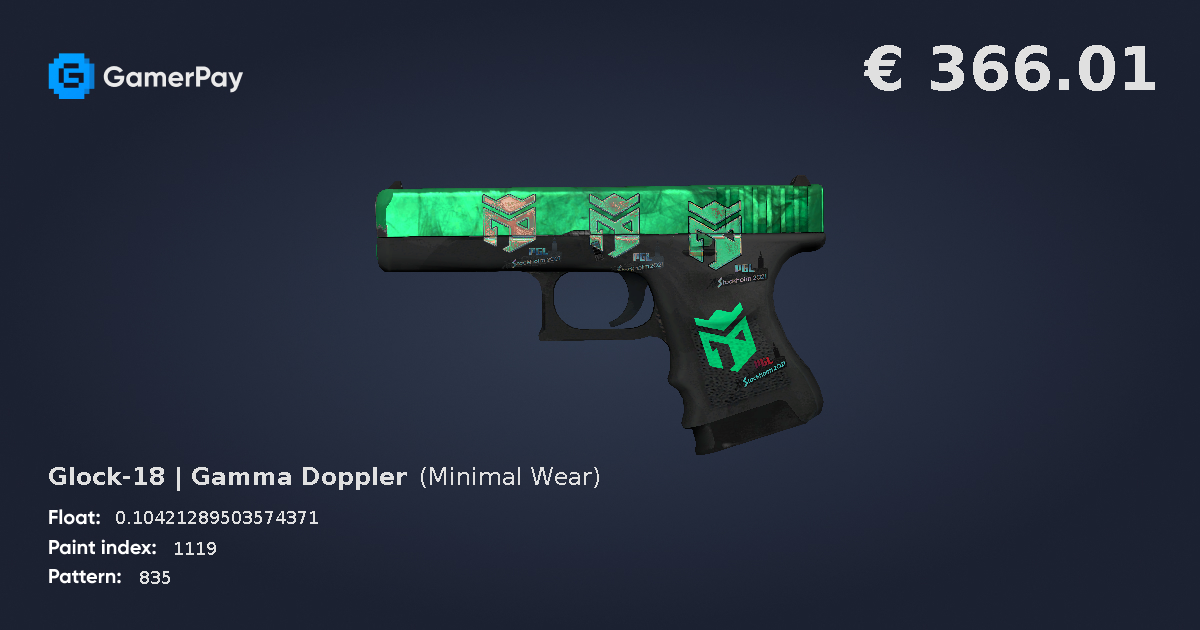 Glock-18 | Gamma Doppler Emerald on GamerPay