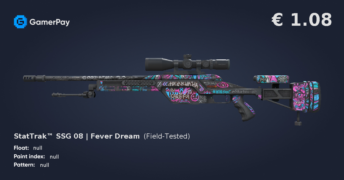 StatTrak™ SSG 08 | Fever Dream on GamerPay
