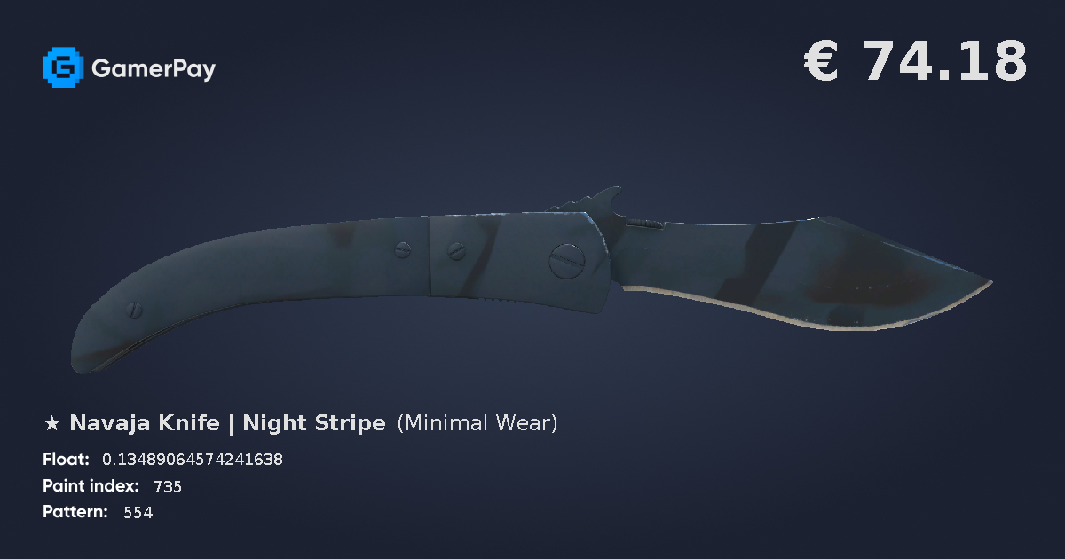 Navaja Knife | Night Stripe on GamerPay