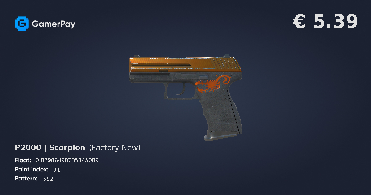 P2000 | Scorpion on GamerPay