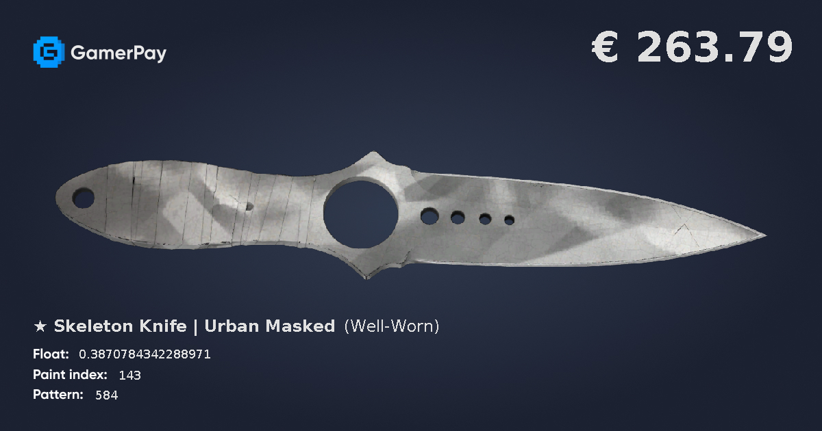Skeleton Knife | Urban Masked on GamerPay