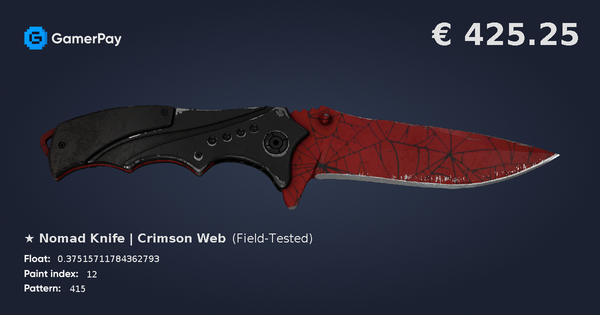 Nomad Knife | Crimson Web on GamerPay