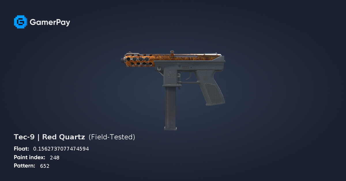 Tec-9 | Red Quartz on GamerPay
